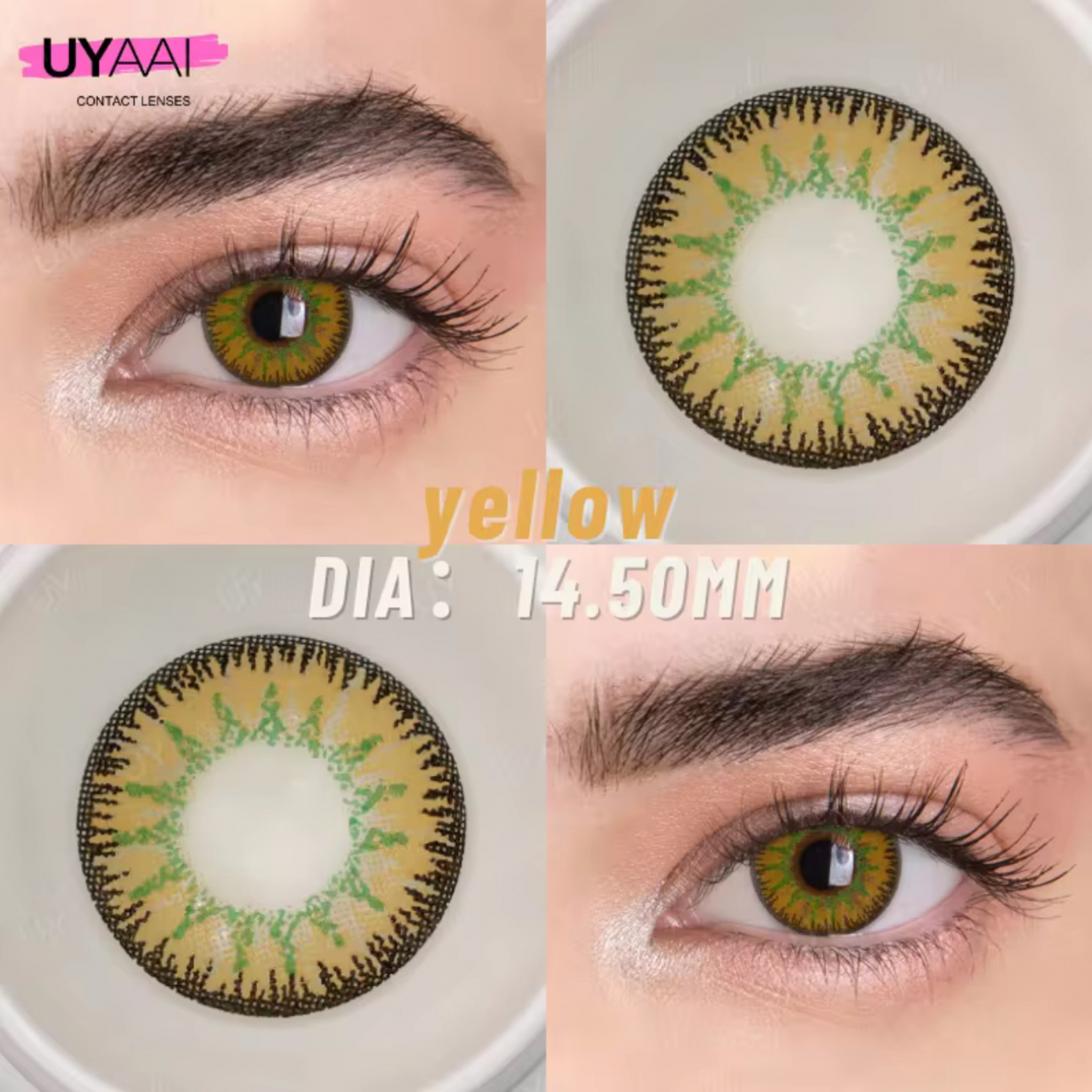 Par de Lentes con estuche / Tono Ayy Yellow – Arte Pierrot